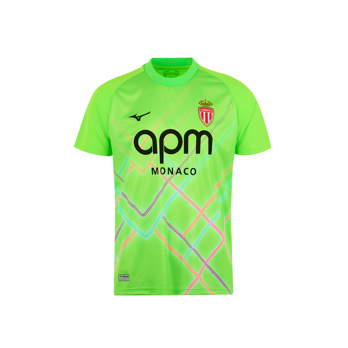 AS MONACO GREEN FLUO GK JERSEY 25/26 - MENS